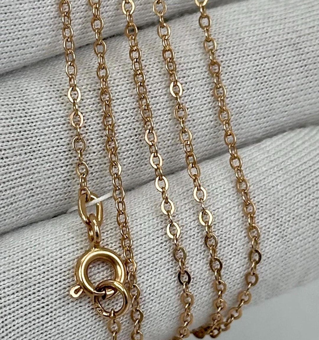 Vintage Original Chic Solid Rose Gold Chain 67 Cm 14K Star 583, Solid ...