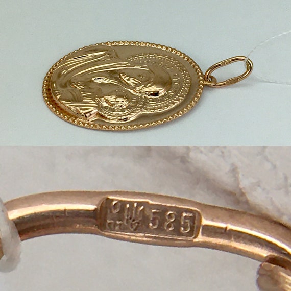 Vintage Original Orthodox Icon of the Mother of God o… - Gem