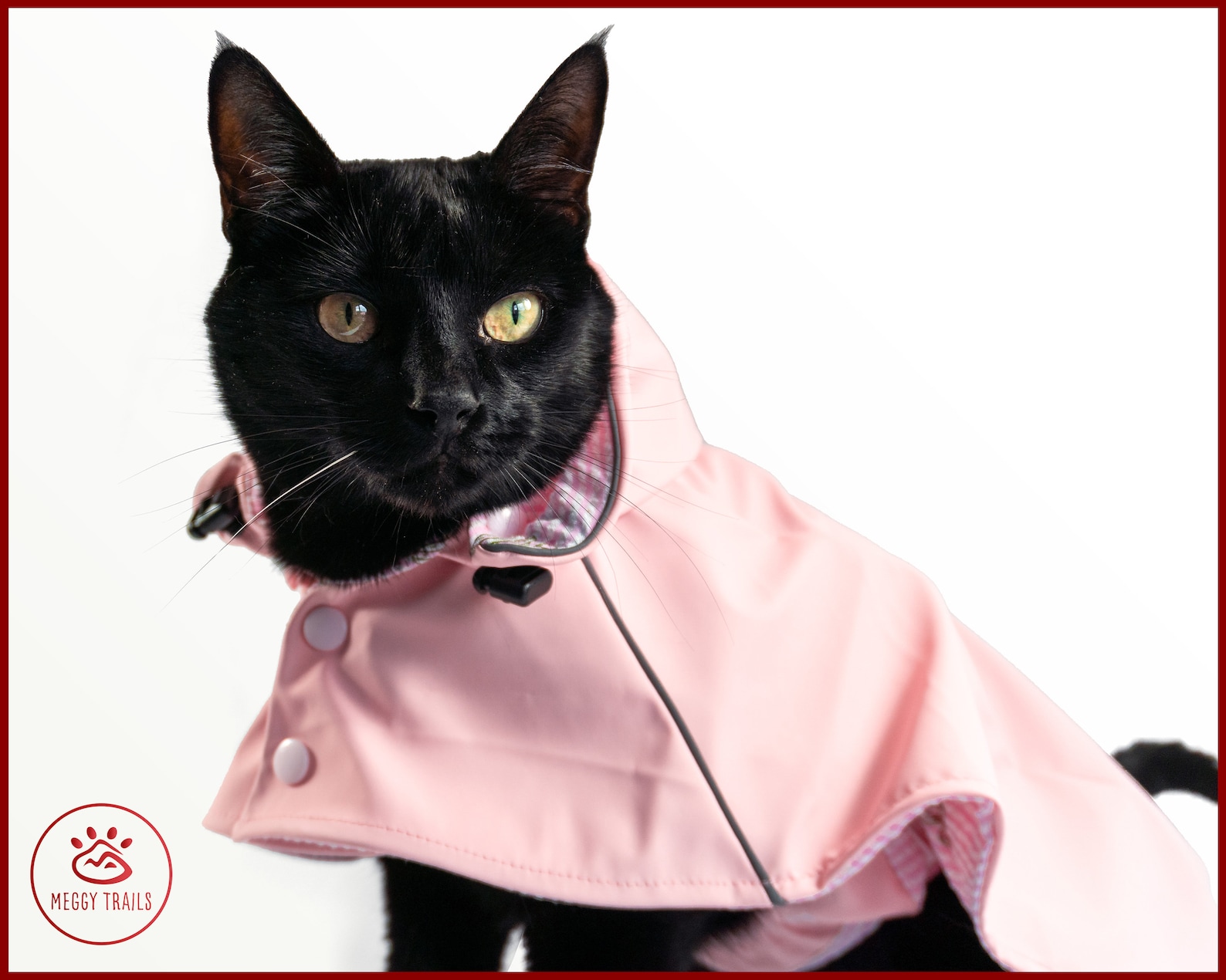 Stylish CAT Rain JACKET Waterproof Cat Coat Yellow Vintage - Etsy