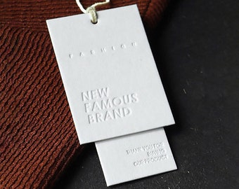 500 Pcs Custom Circle Mini Hang Tags Swing Tags Round - Etsy