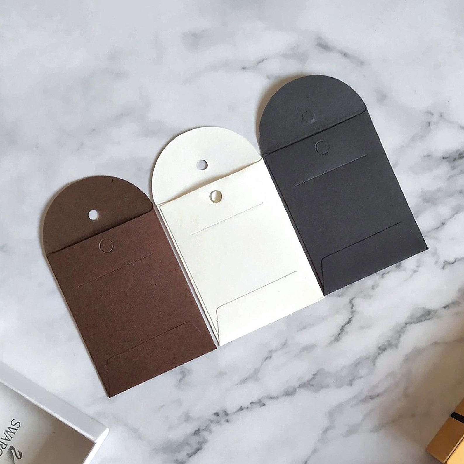 Spare Button Pocket 4.5x6cm Tracing Pouch Hang Tags Backup - Etsy