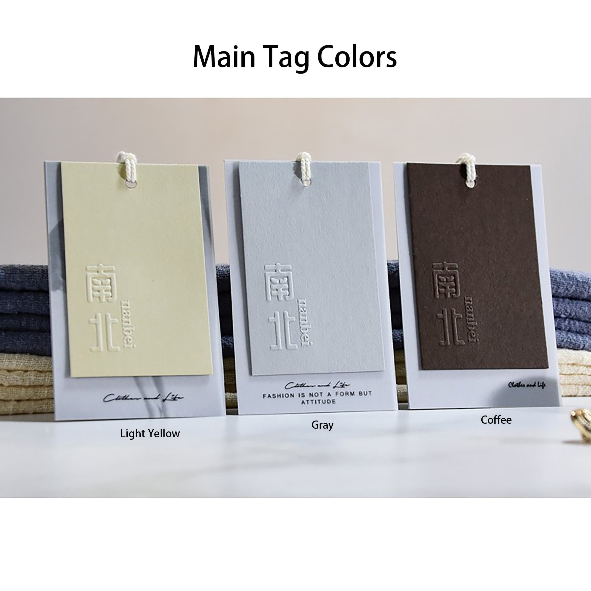 500 Custom Hang Tags for Clothing Personalized Clothing Swing - Etsy