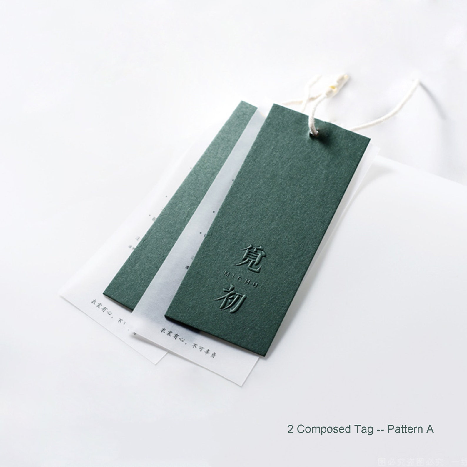 500 Custom Clothing Hang Tags Embossed Green Hang Tags Hang Tags,price ...