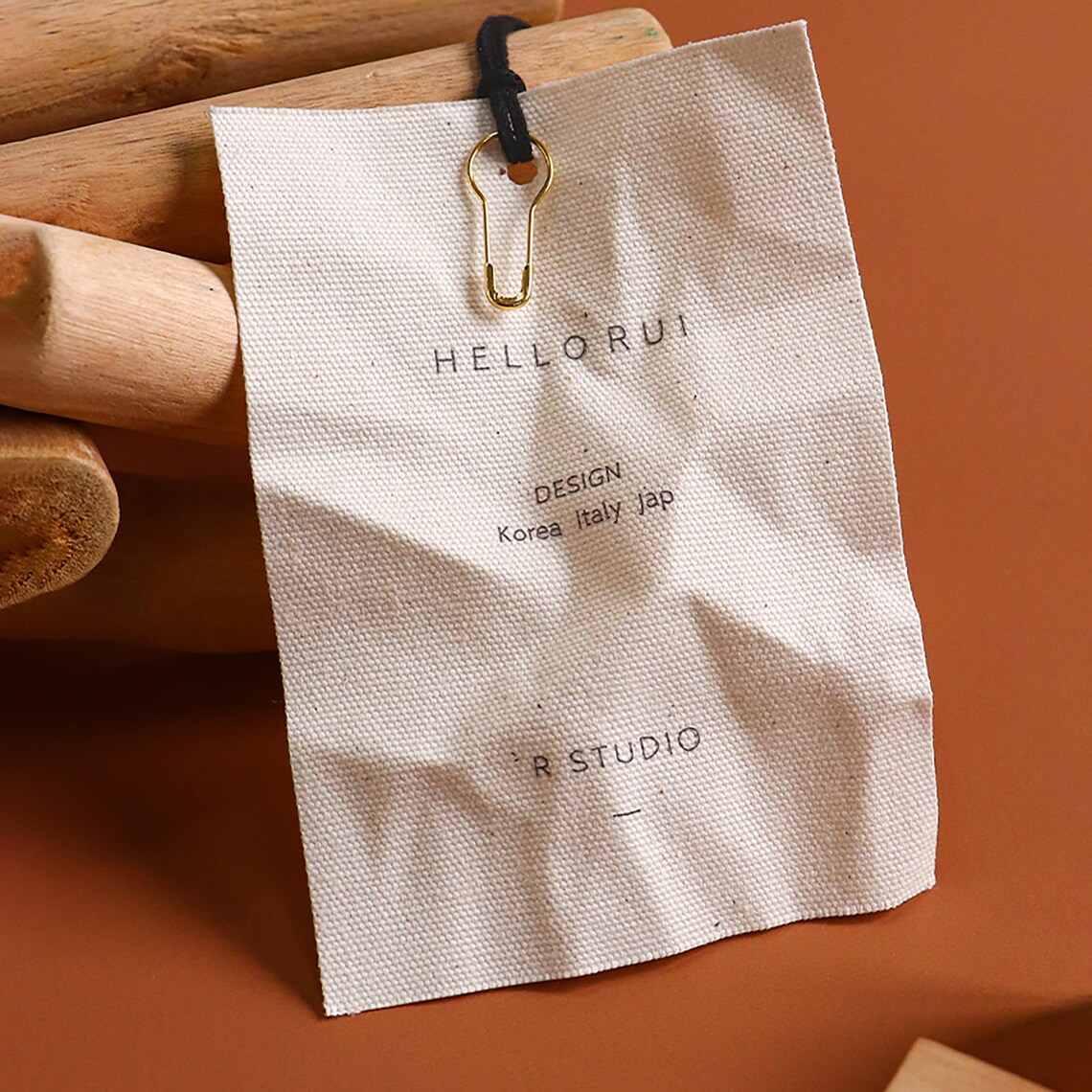 100 Custom Cotton Canvas Hang Tagsclothing Hang Tagssimple - Etsy