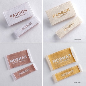 Custom Sew on Labels 1000pcs Collar Labels Cotton Woven Labels Soft ...