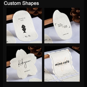 100 Custom Stickers Logo,custom Business Sticker,printed Stickers, Gift ...