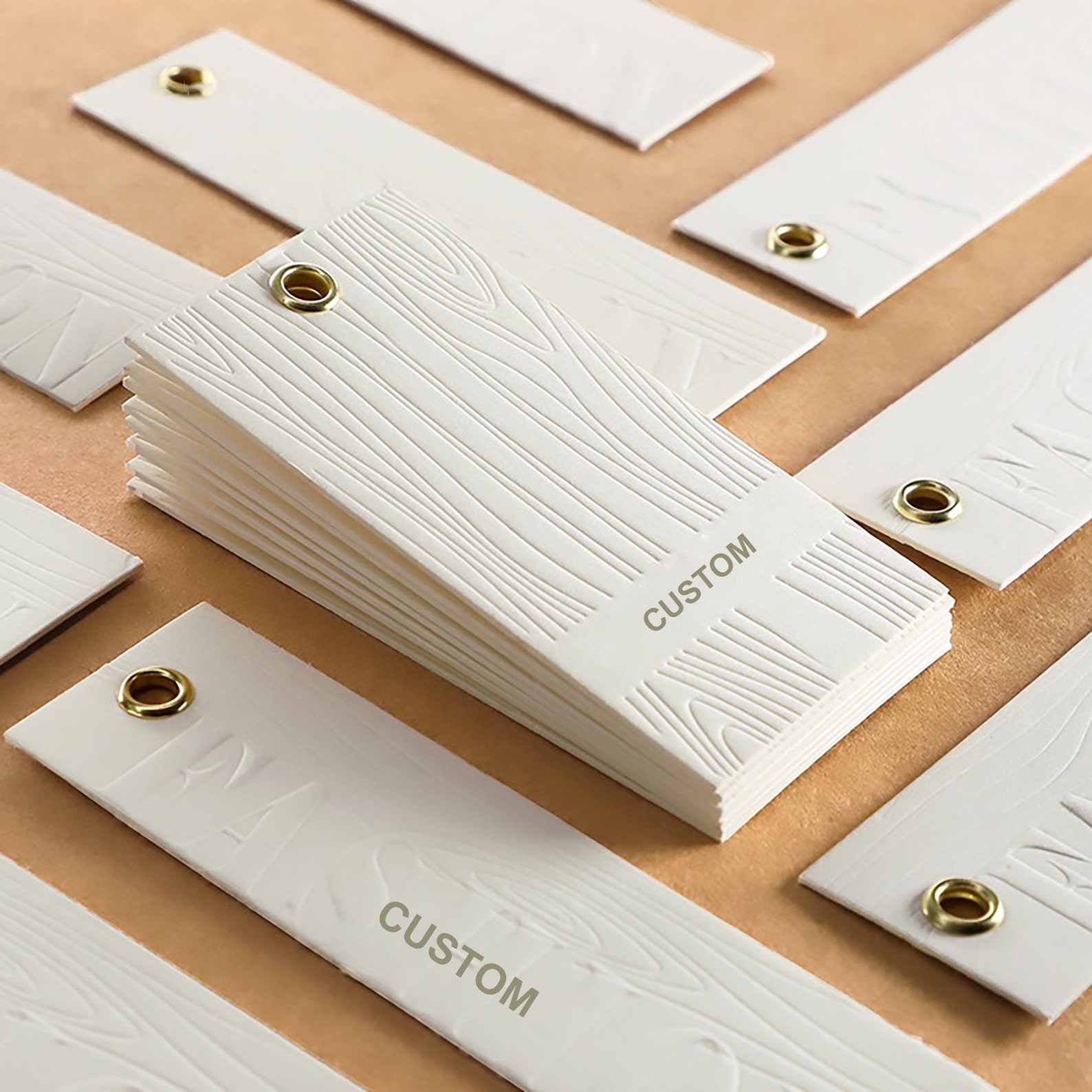 1000 Custom Composing Hang Tags With Eyelets Double Tags - Etsy