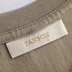 Custom Sew on Labels 1000pcs Collar Labels Cotton Woven Labels Soft ...