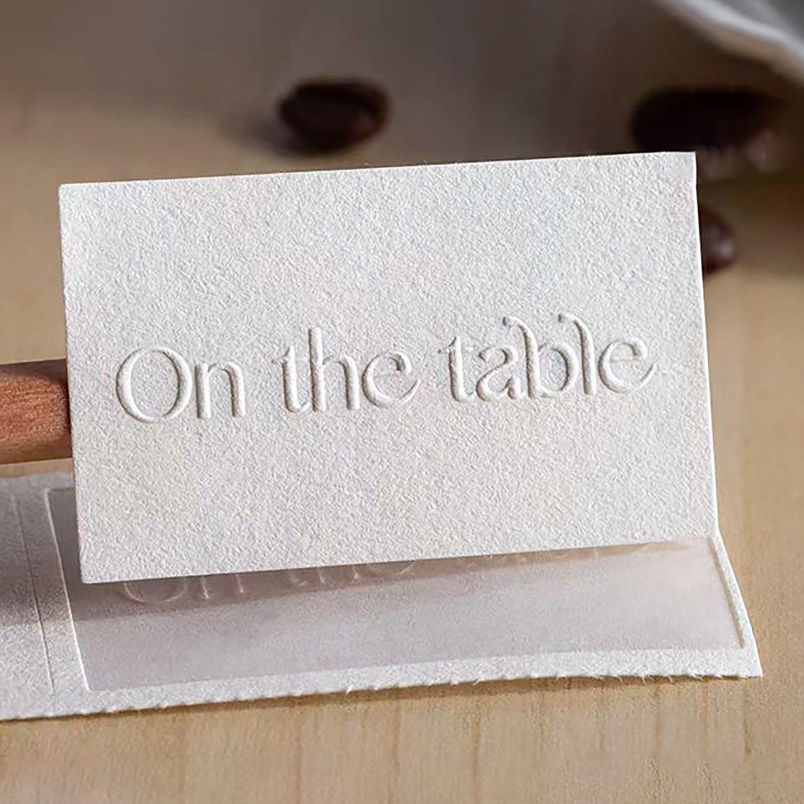 Embossed Sticker 3cm Custom Logo Blind Raised Embossing, Personalized ...