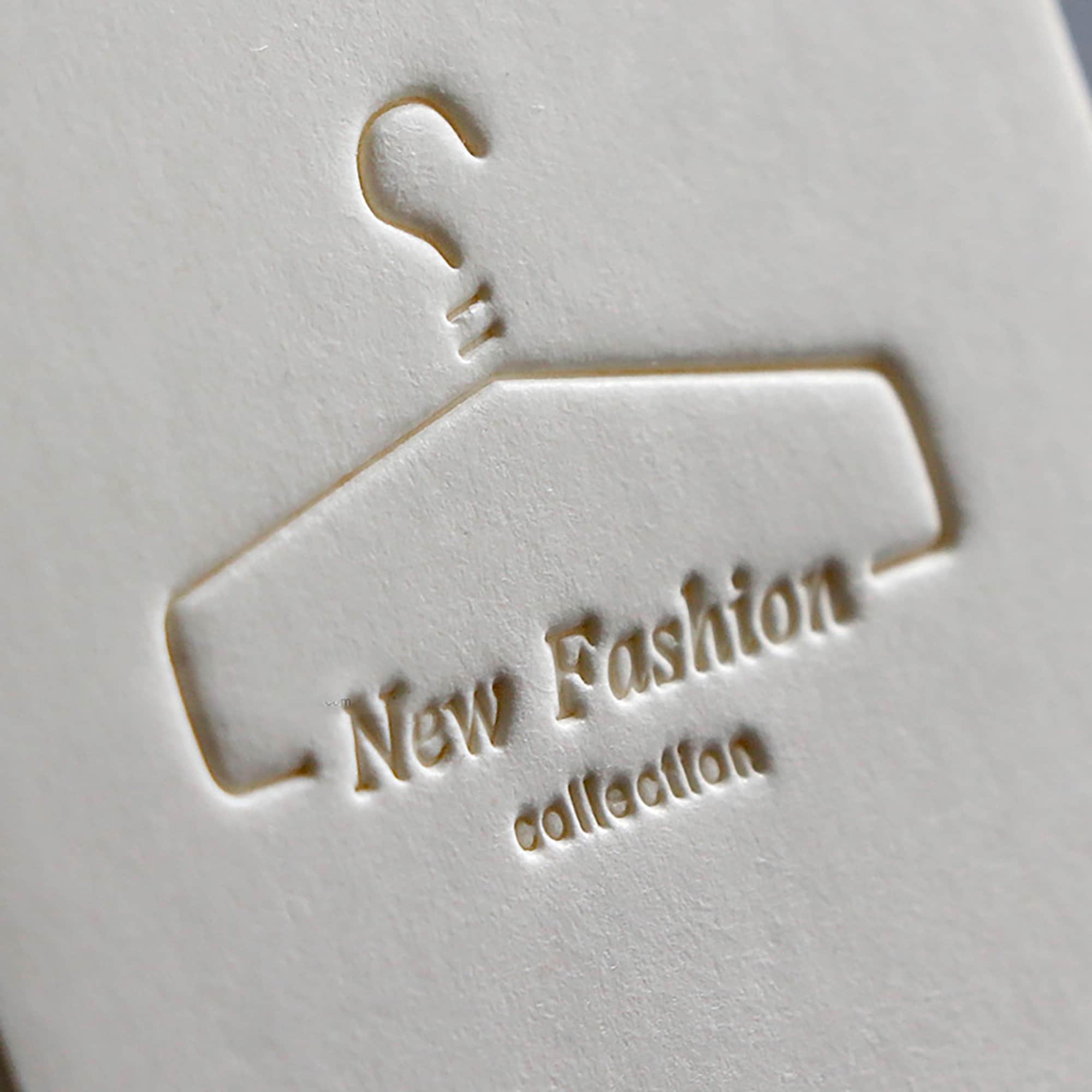 100 Custom Embossed Clothing Hang Tags Simple Swing Tags - Etsy