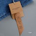 1000 Custom Folding Hang Tags Clothing Hang Tags Composing - Etsy