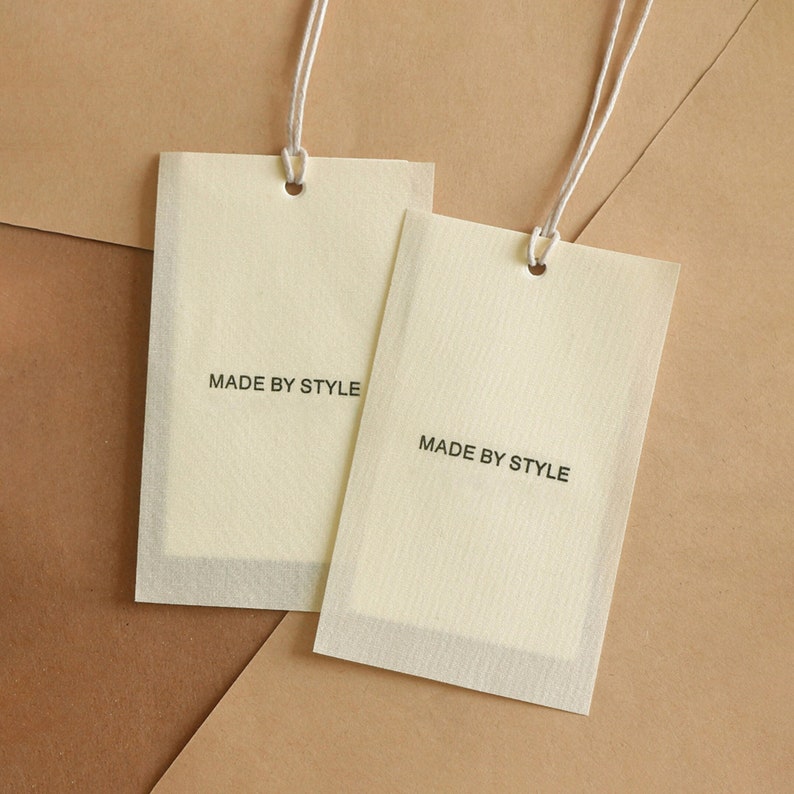 100 Custom Simple Hang Tags Canvas Swing Tags Fabric Hang - Etsy