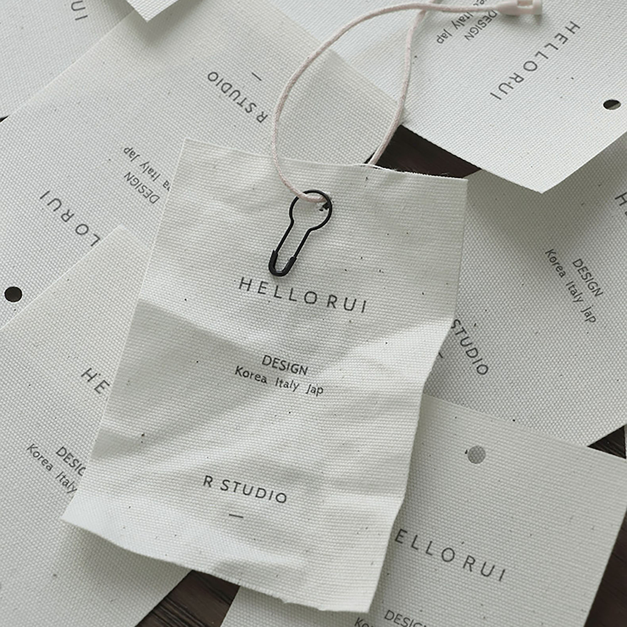 100 Custom Cotton Canvas Hang Tagsclothing Hang Tagssimple - Etsy