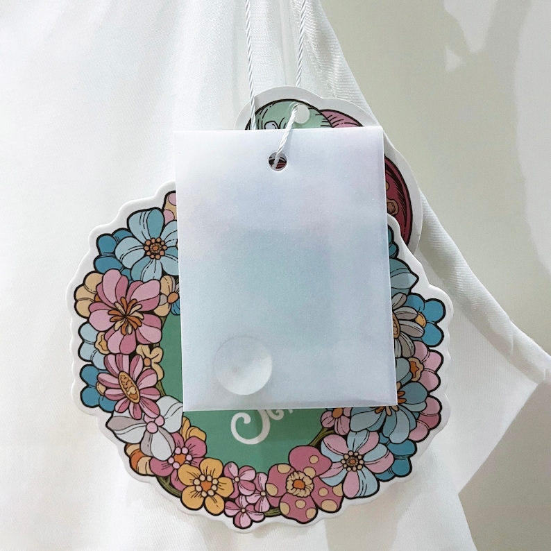 Spare Button Pocket Tracing Paper Button Hang Tags - Etsy