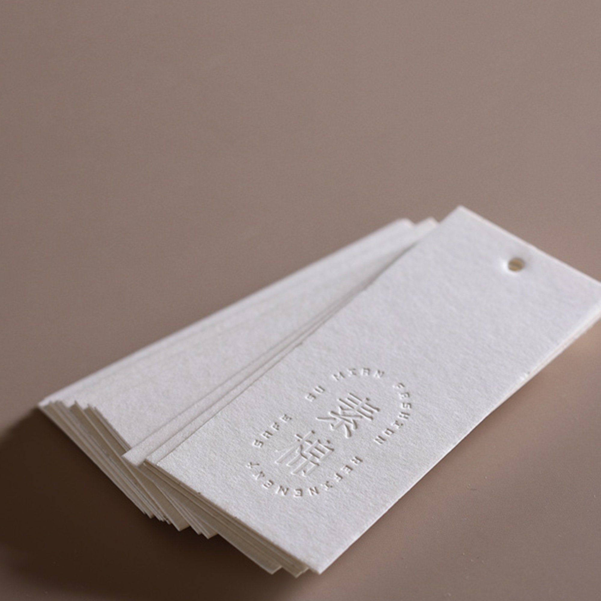 500/1000 Personalized Embossed Hang Tags Hot Stamping - Etsy UK