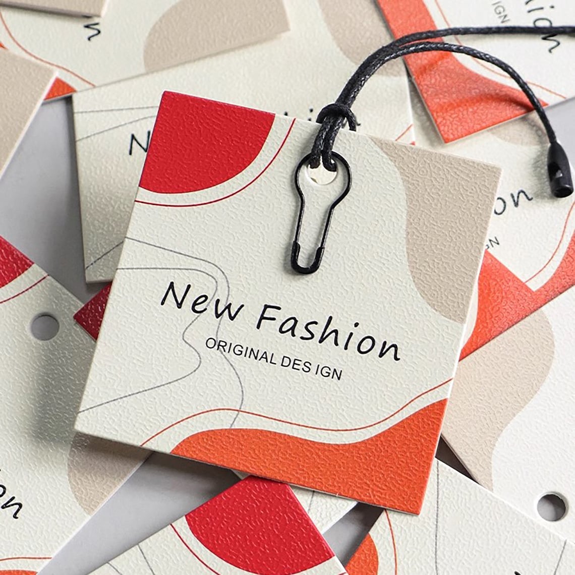 Custom Printed Hang Tags With Clips 1000 Pcs, Clothing Hang Tags ...