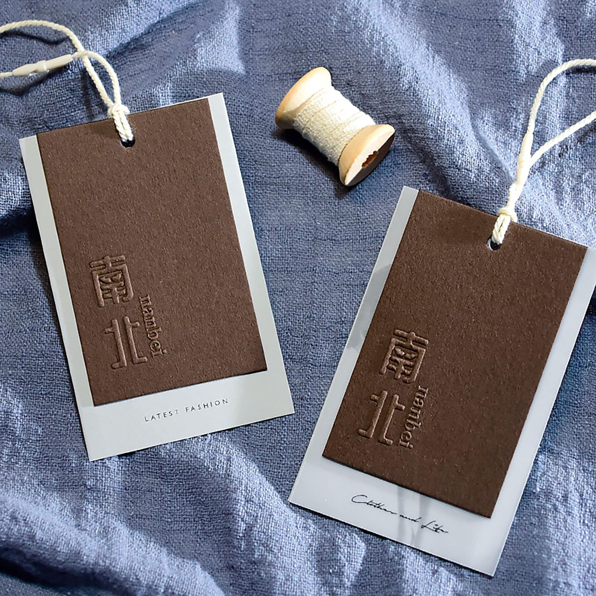 500 Custom Hang Tags for Clothing Personalized Clothing Swing - Etsy