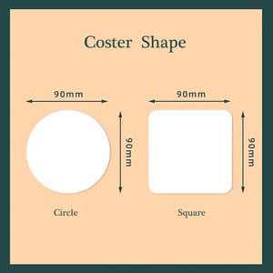 100 Letterpress Custom Coaster Cotton Paper Coasters for Wedding Custom ...