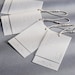 500 Custom Cotton White Hang Tags, Clothing Hang Tags, Price Tags ...