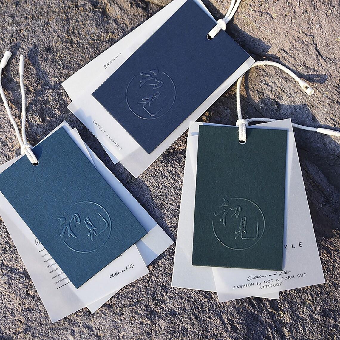 500 Embossing Clothing Hang Tags Custom Paper Hang Tags - Etsy