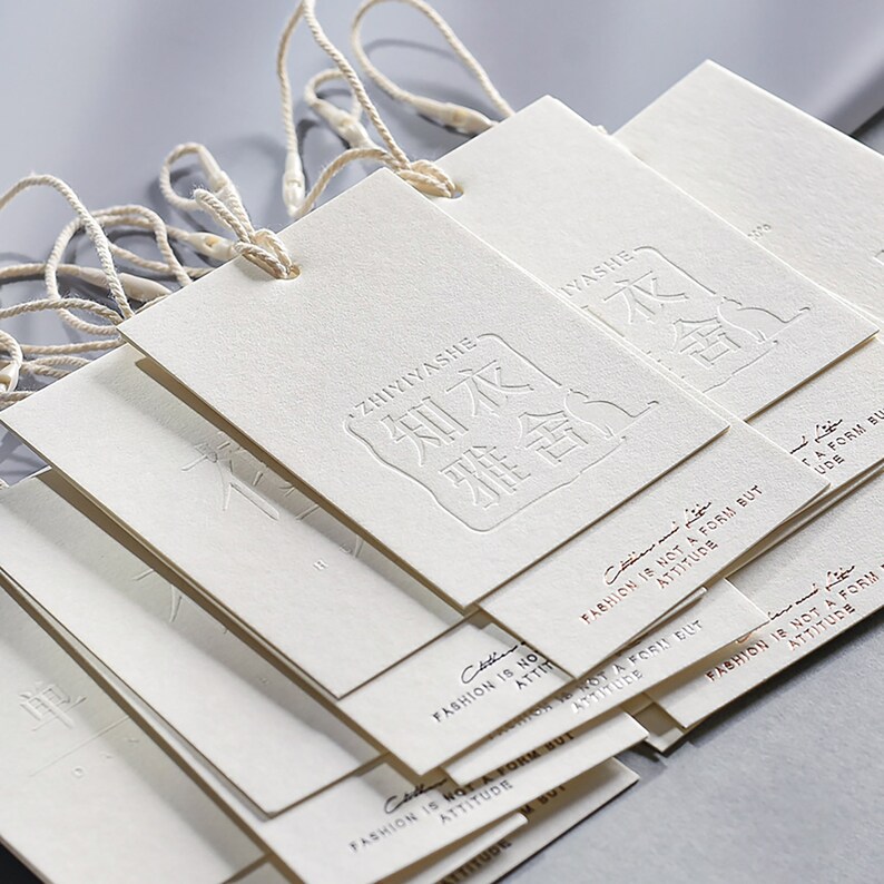 500 Custom Cotton White Hang Tags Clothing Hang Tags Price - Etsy