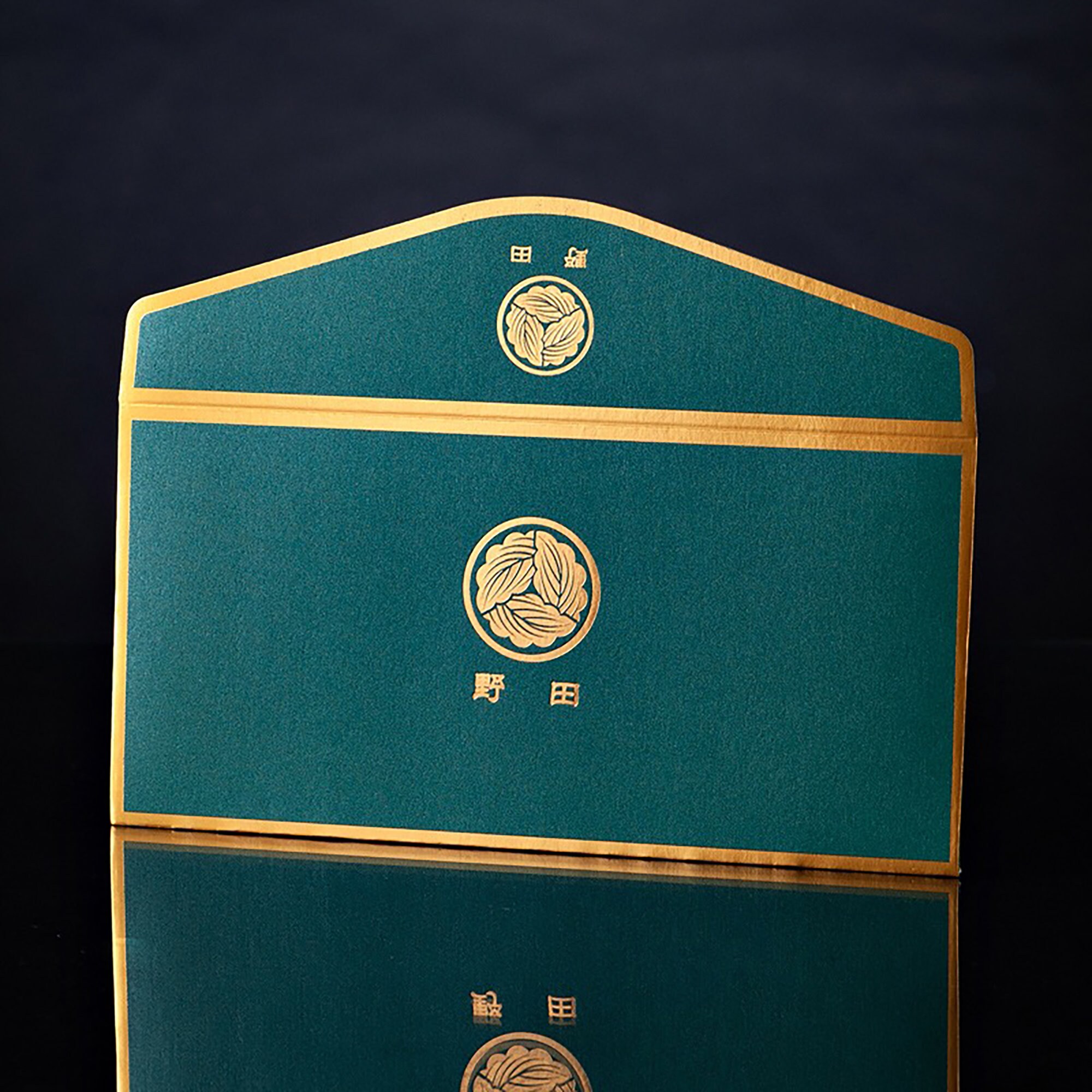 50pcs Custom Gold Rim Envelopes 22x11cm Custom Invitation Envelopes 8 ...