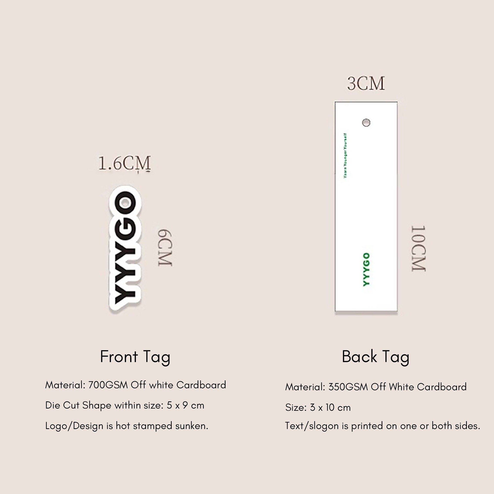 Die Cut Hang Tags Custom 1000 Pcs Clothing Tags Hang Tags - Etsy