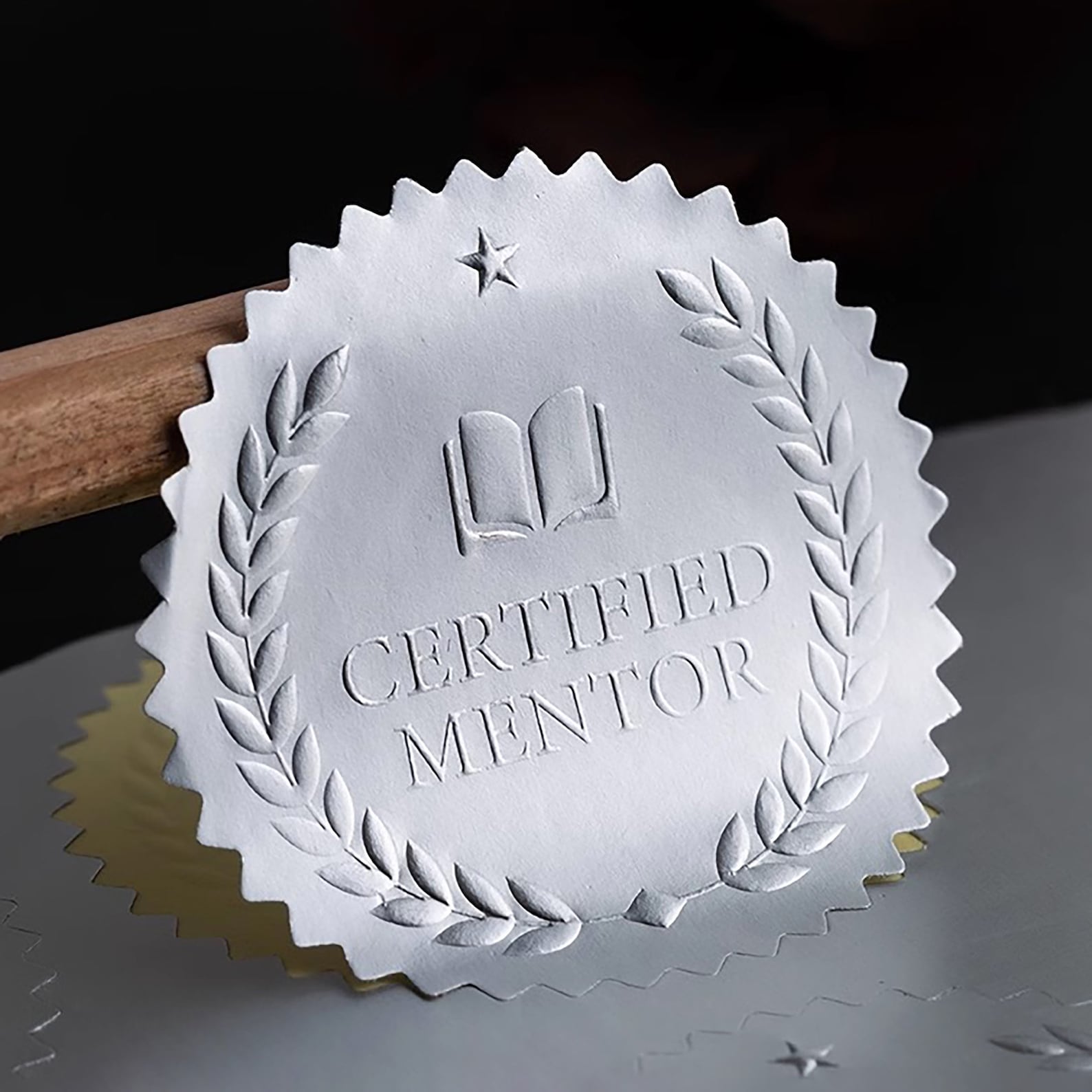 Custom Embossed Stickers, Gold Foil Stickers, Personalized Stickers ...