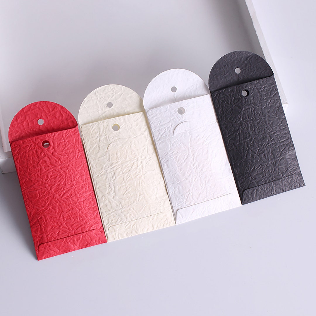 Paper Spare Button Pocket 100 Pcs, 4.8x8cm, Paper Button Pocket Hang ...