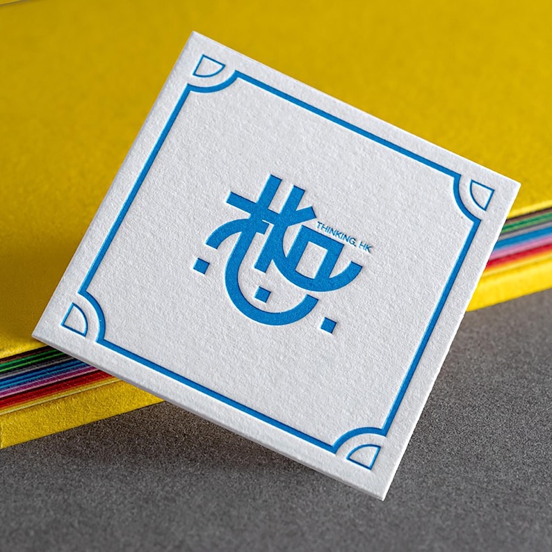 Custom Small Cards Letterpress Personalized Thank You Cards, Wedding ...