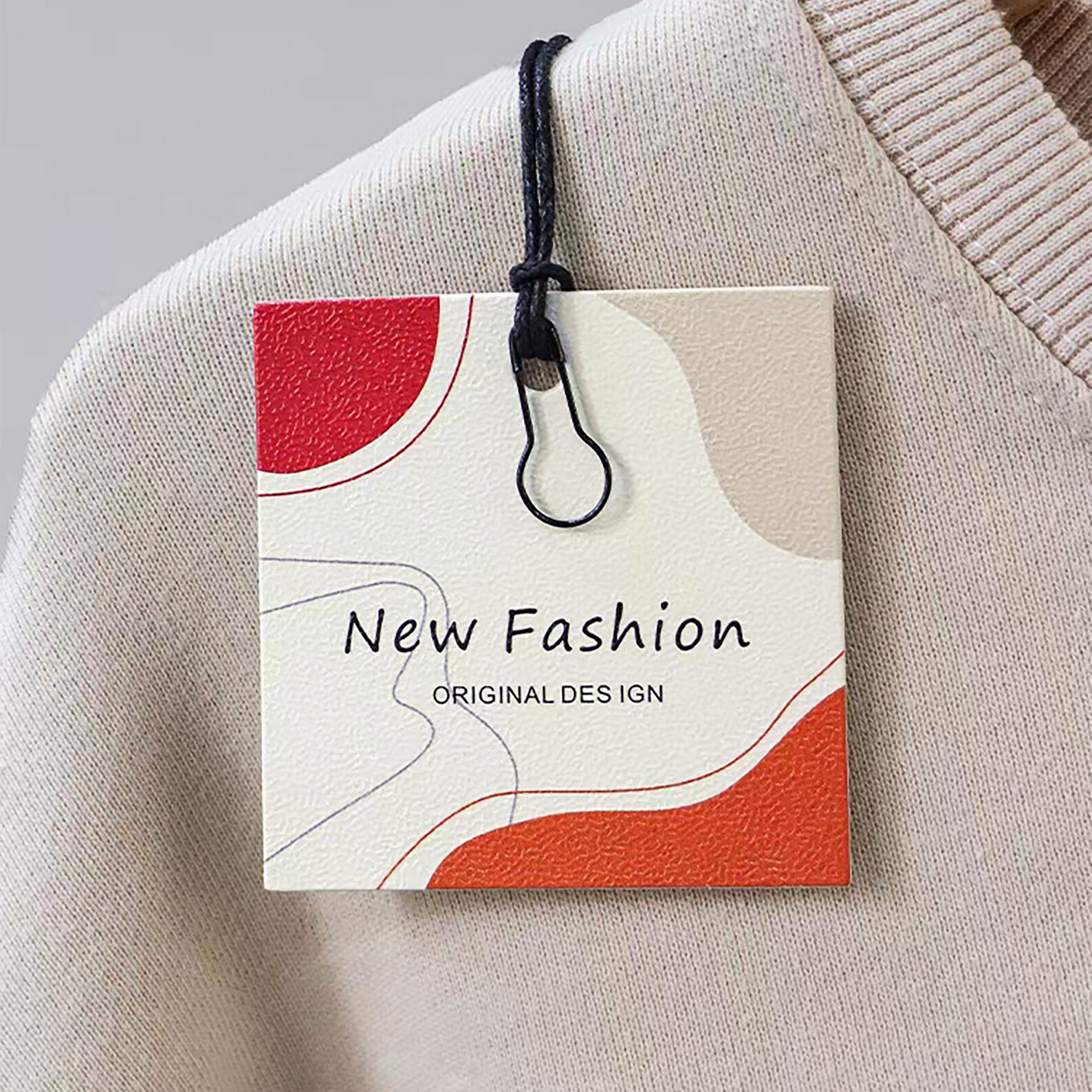 Custom Printed Hang Tags With Clips 1000 Pcs, Clothing Hang Tags ...