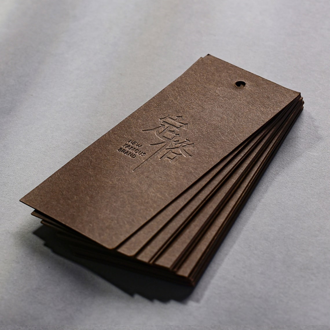 500 Custom Hang Tags Embossing Paper Hang Tags Swing Tags - Etsy