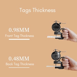 100-1000 Custom Clothing Hang Tags, Garment Tags, Double Tags ...