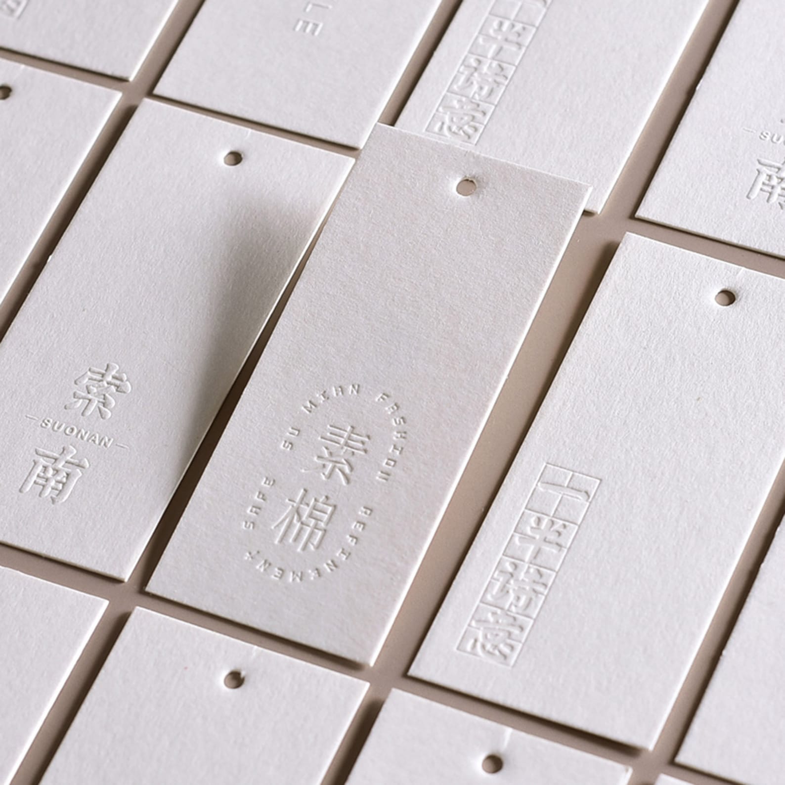 500/1000 Personalized Embossed Hang Tags Hot Stamping - Etsy