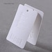 500 White Custom Hang Tags, Pure White Price Tags,gift Tags ...