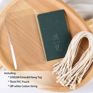Custom Hang Tags With Pouch 500 Pcs, Clothing Hang Tags, Price Tags ...