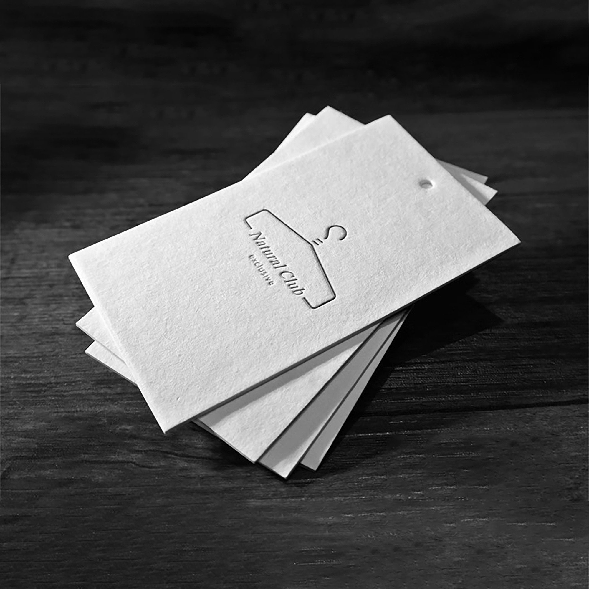 500 Custom Product Hang Tags, Clothing Hang Tags, Gift Tags, Thank You ...