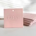 500pcs Pink Hangtags Custom Clothing Hang Tags, Embossed Hang Tags,eco ...