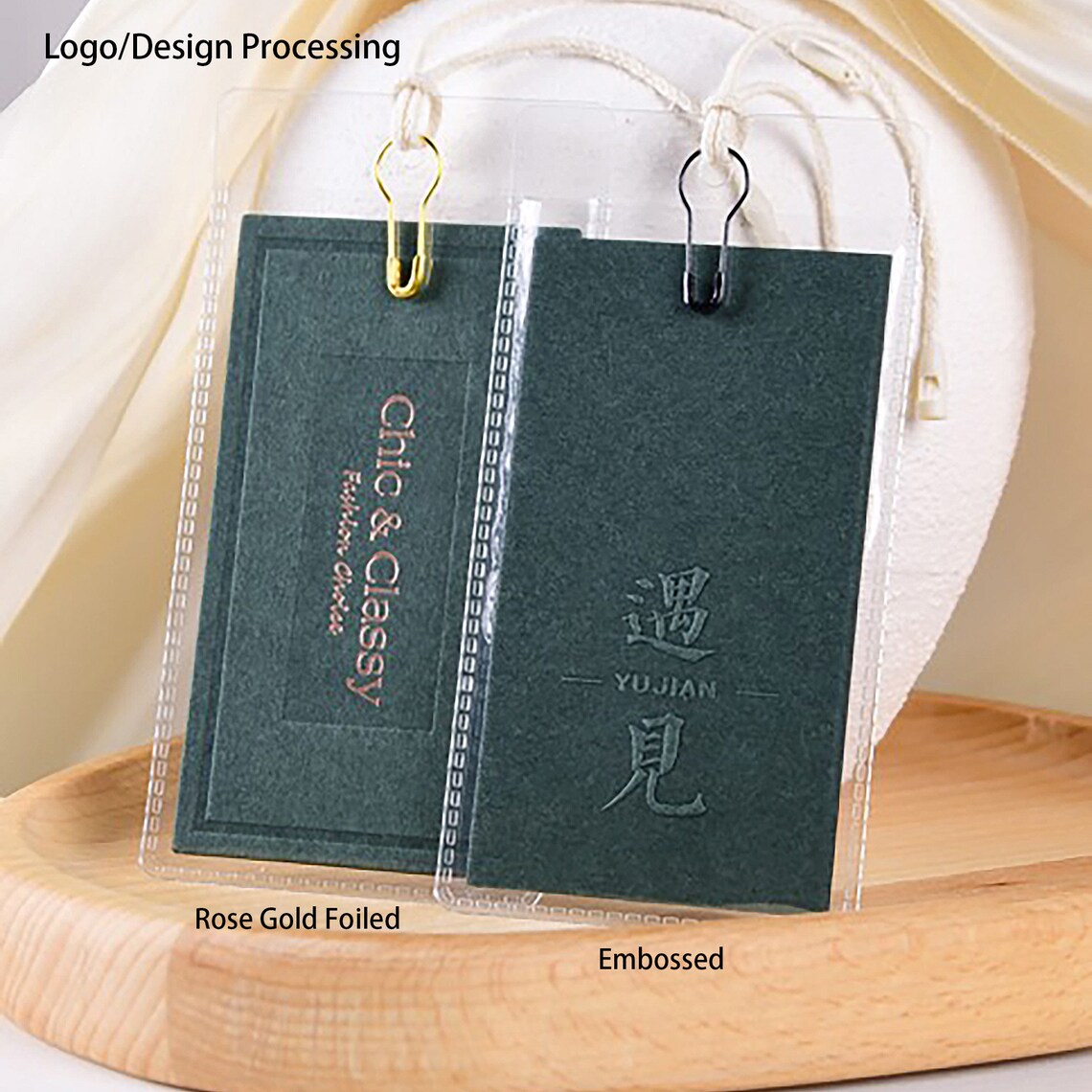 Custom Hang Tags With Pouch 500 Pcs, Clothing Hang Tags, Price Tags ...