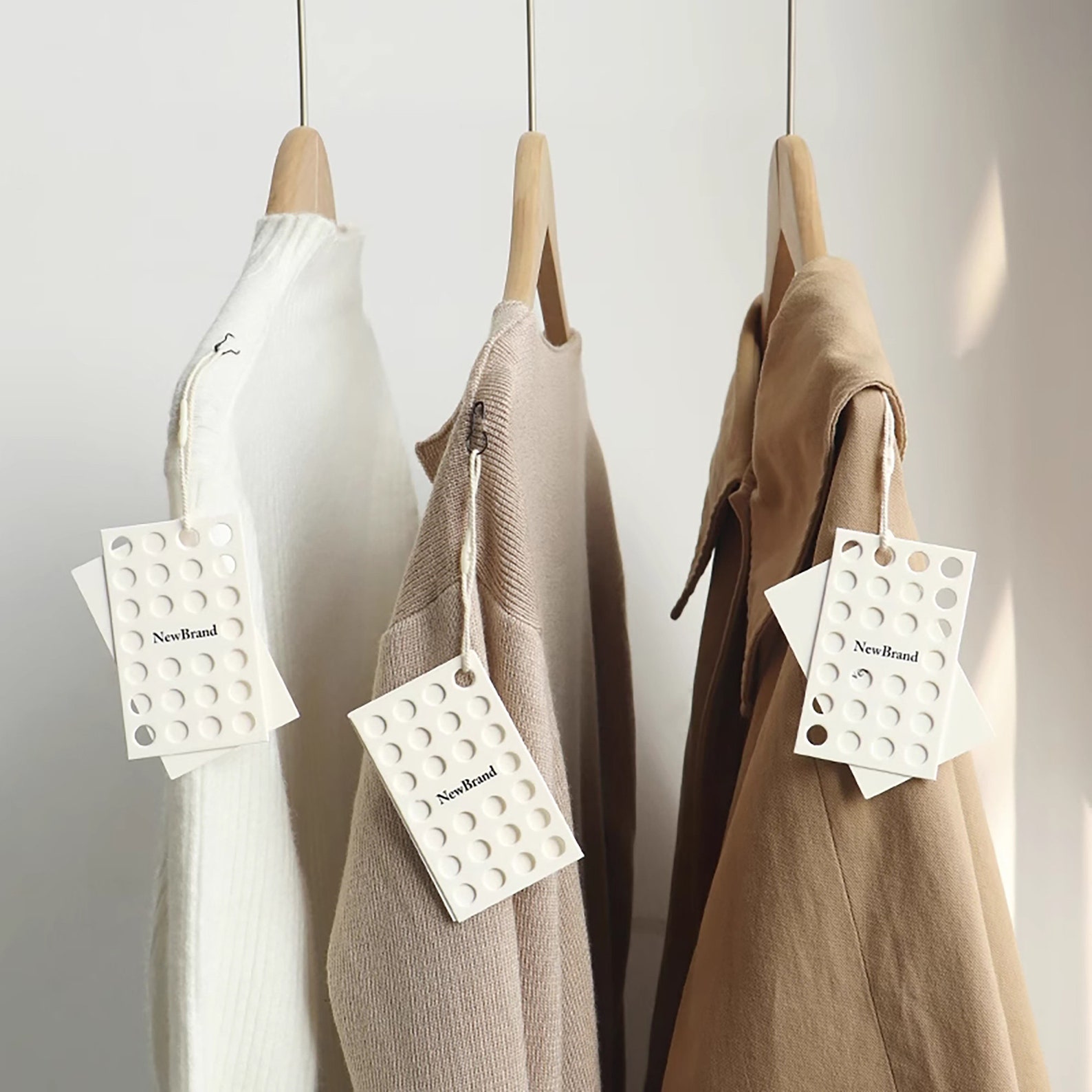 100-1000 Custom Clothing Hang Tags, Garment Tags, Double Tags ...