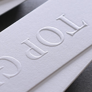 500 Custom Pure White Hang Tags Embossing Logo Swing Tags for Clothing ...