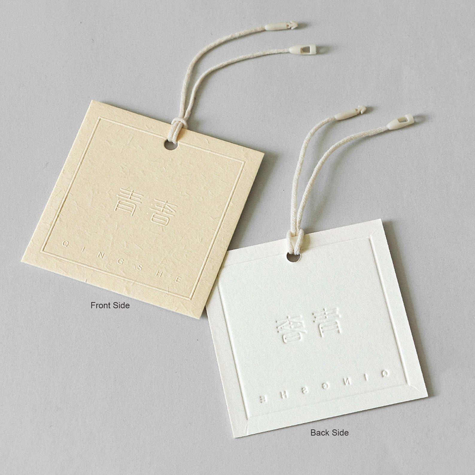 100/200/500 Custom Embossed Hang Tags,embossed Tags for Clothing ...