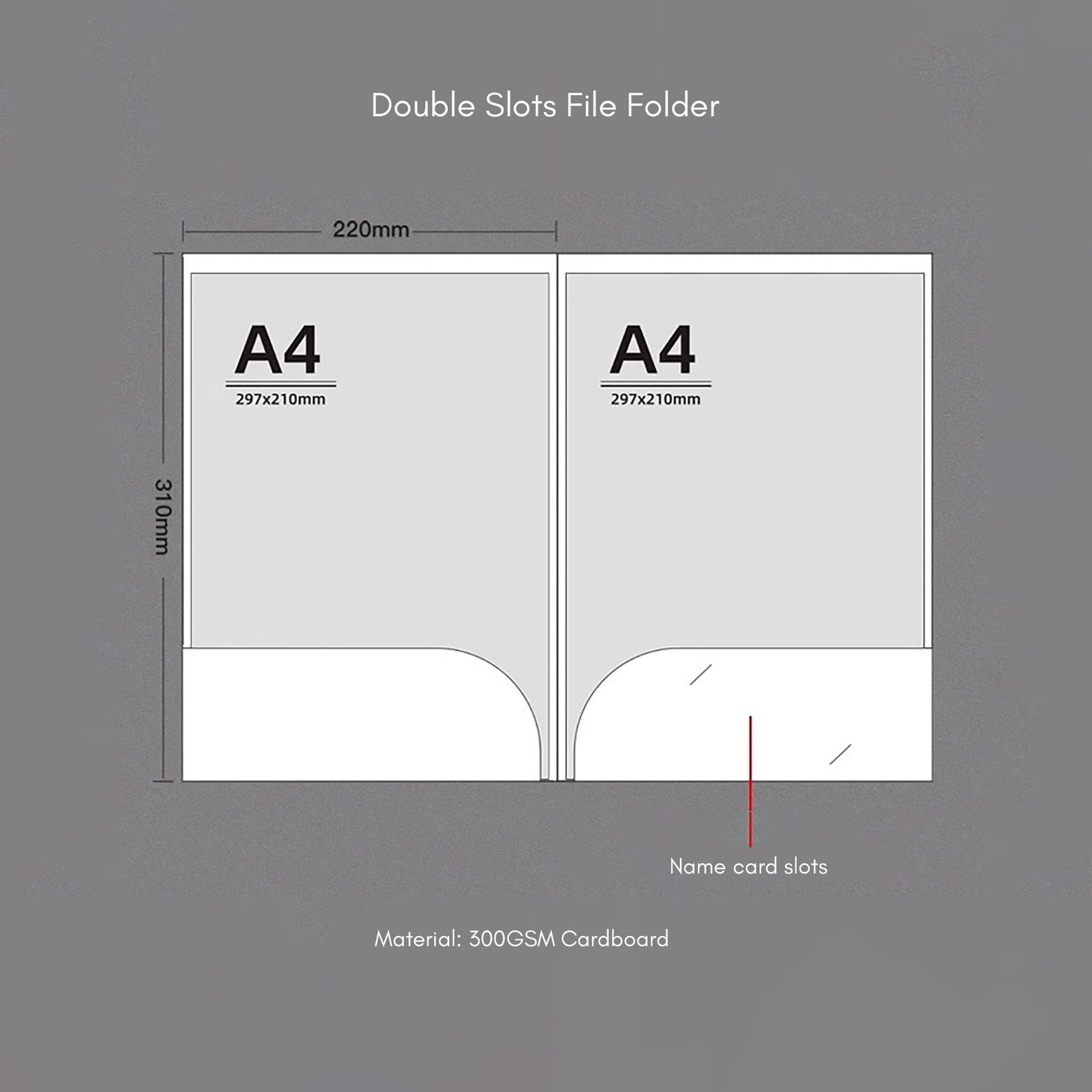 50pcs Custom Document Folder, File Folder, Tab Folder, Catalog Sleeve ...
