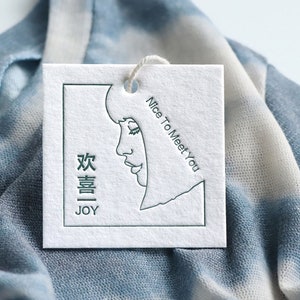 1000pcs Custom Swing Tags Simple Spring Hang Tags Product Packaging ...