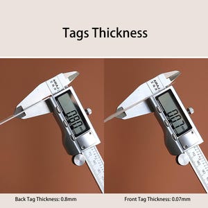 1000 Sets Custom Layered Hang Tags, Custom Clothing Hang Tags, Double ...