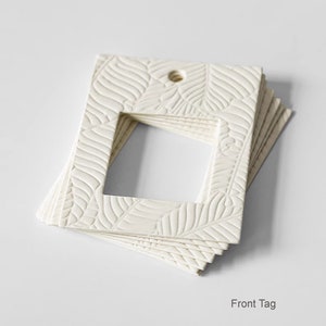 1000 Composed Tags Custom Die Cut Hang Tags, Gift Tags, Clothing Hang ...