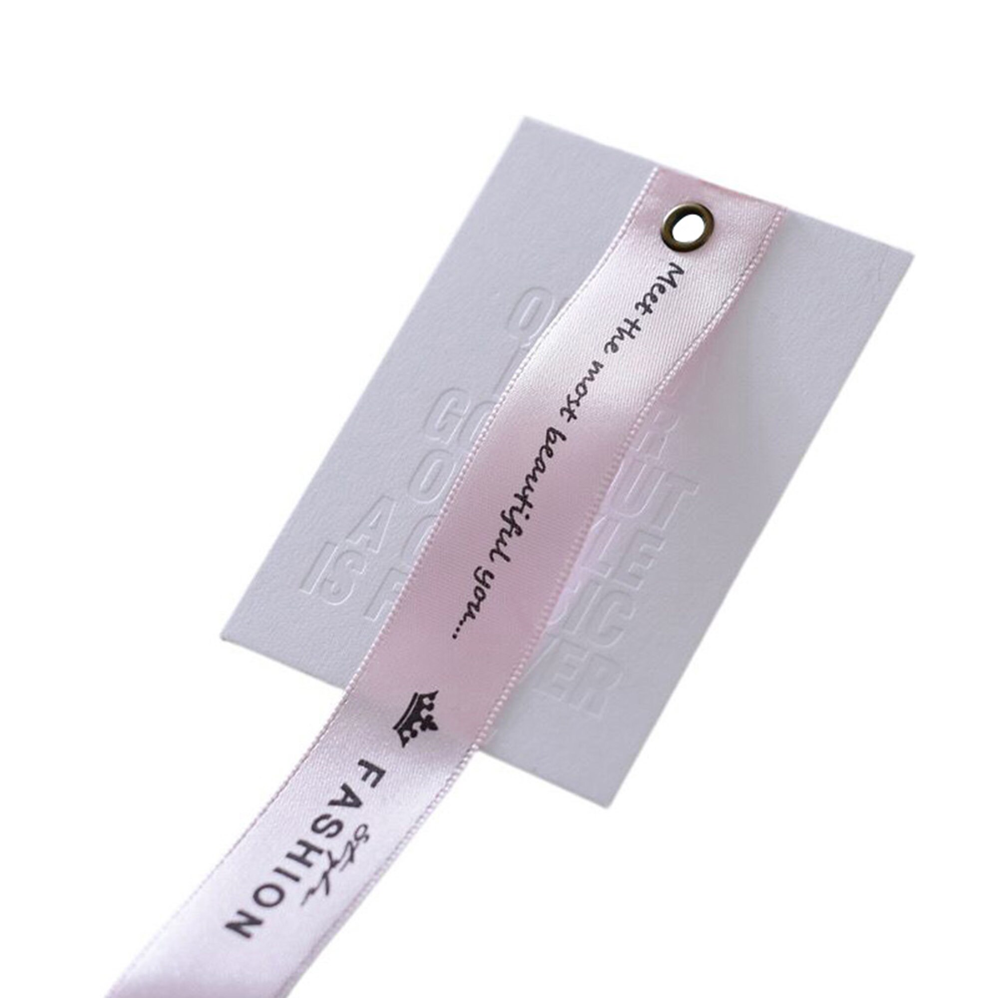 1000 Custom Ribbon Tags Custom Clothing Hang Tags With - Etsy