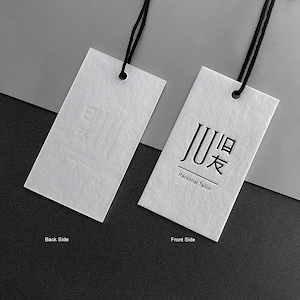 100pcs Personalized Paper Tags,imprinted in Black Color Hang Tags,thank ...