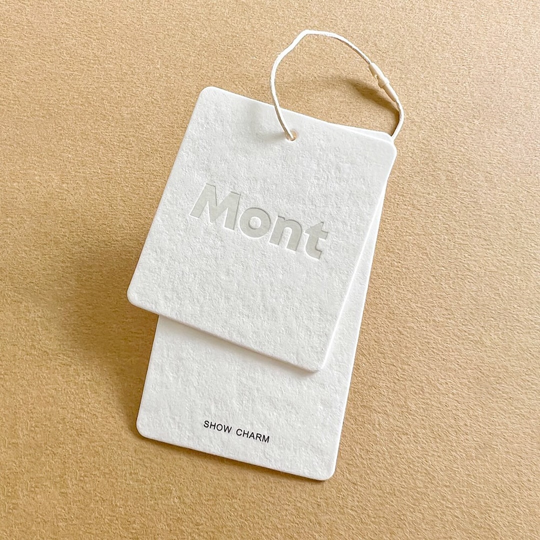 500 Custom Double Hang Tags, Clothing Hang Tags, Product Tags, Price ...