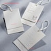 500 Custom Cotton White Hang Tags, Clothing Hang Tags, Price Tags ...
